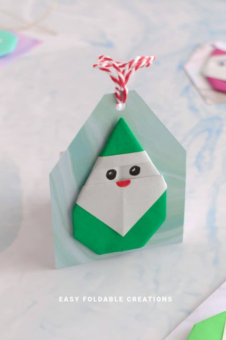 Santa Gift Tag | Easy Foldable Creations
