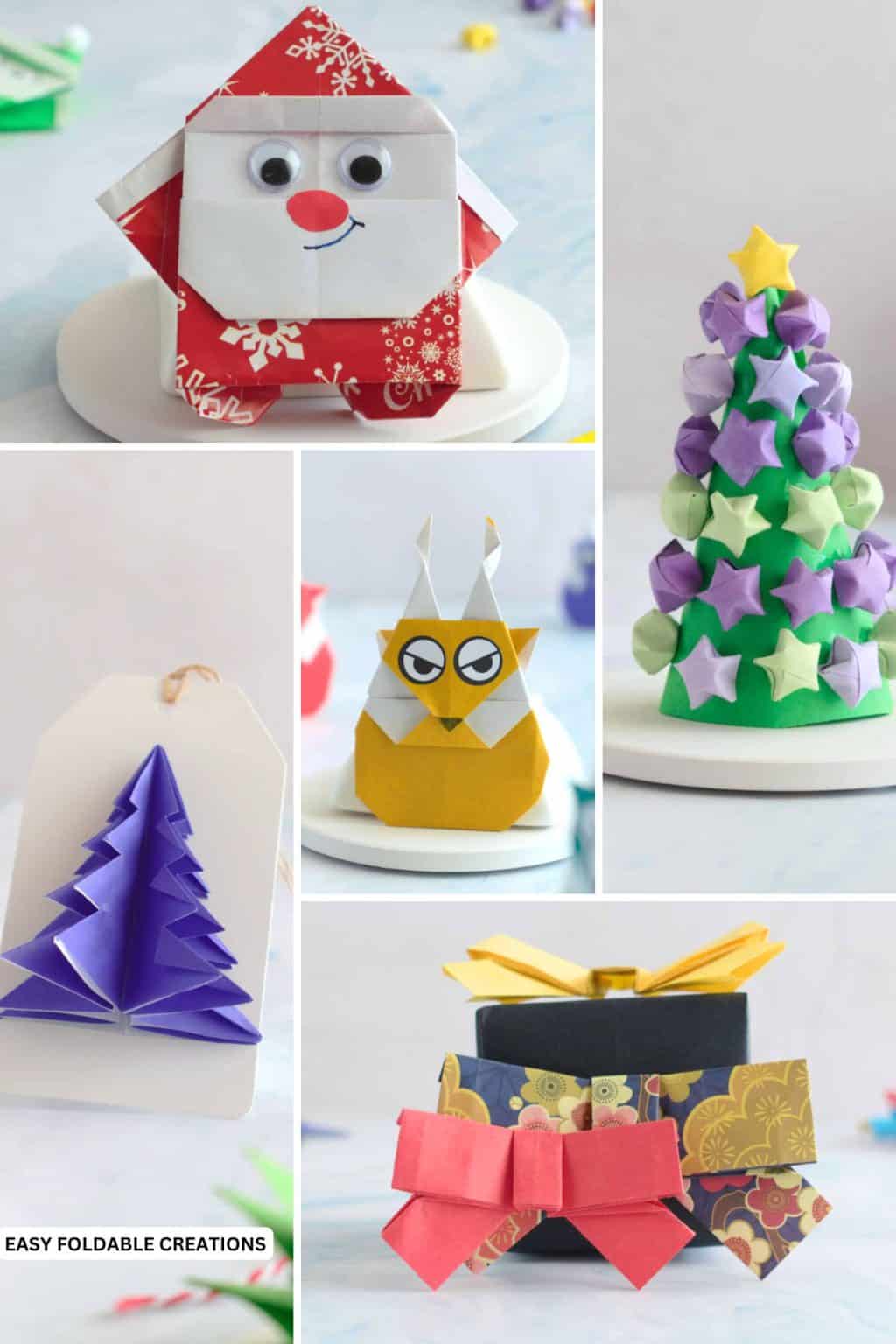 Christmas Origami | Easy Foldable Creations