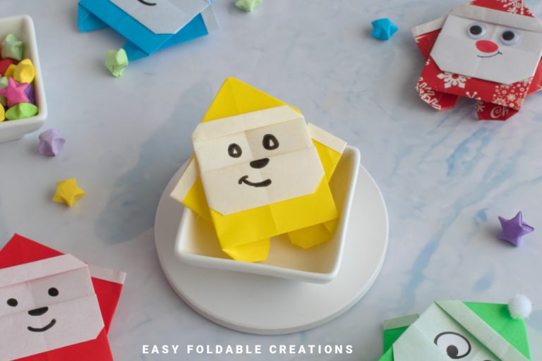 Paper Santa | Easy Foldable Creations