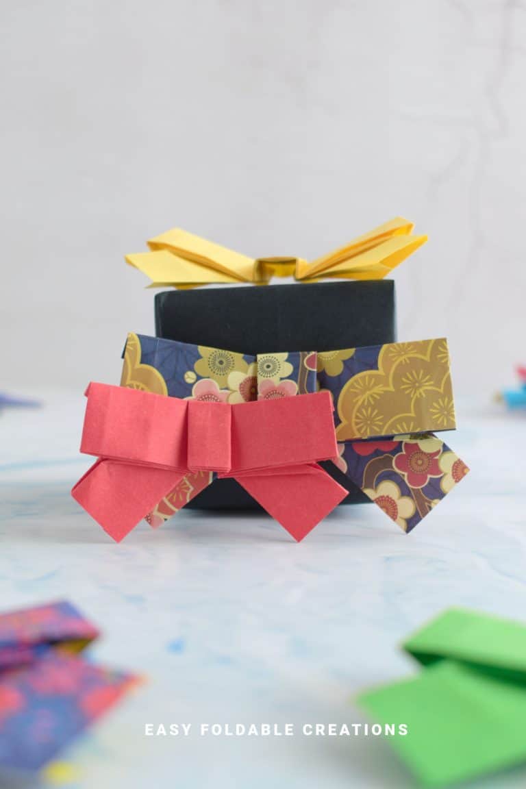 Origami Bow | Easy Foldable Creations