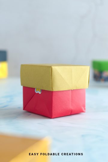 Origami Box With Lid | Easy Foldable Creations