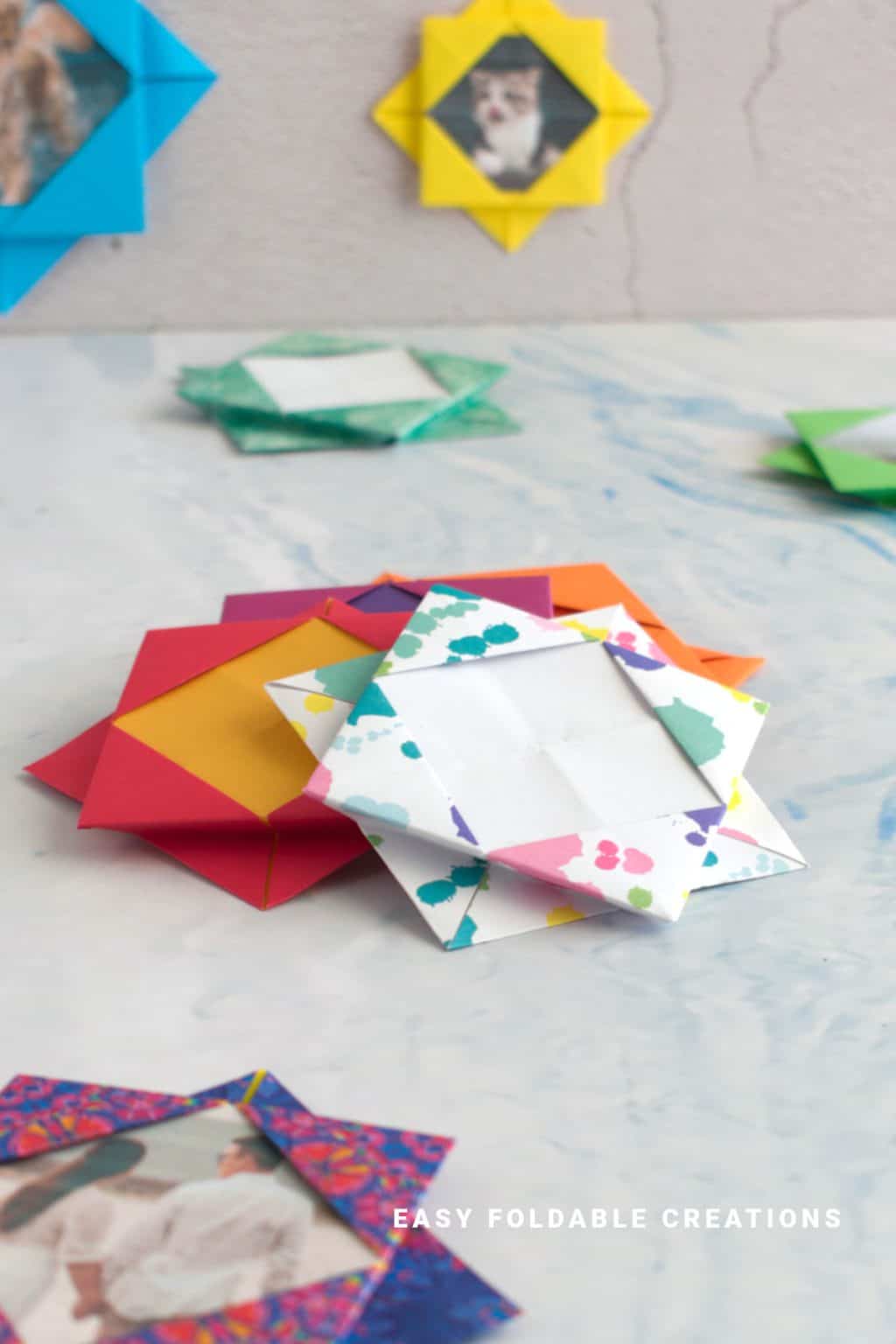 Paper Photo Frame | Easy Foldable Creations