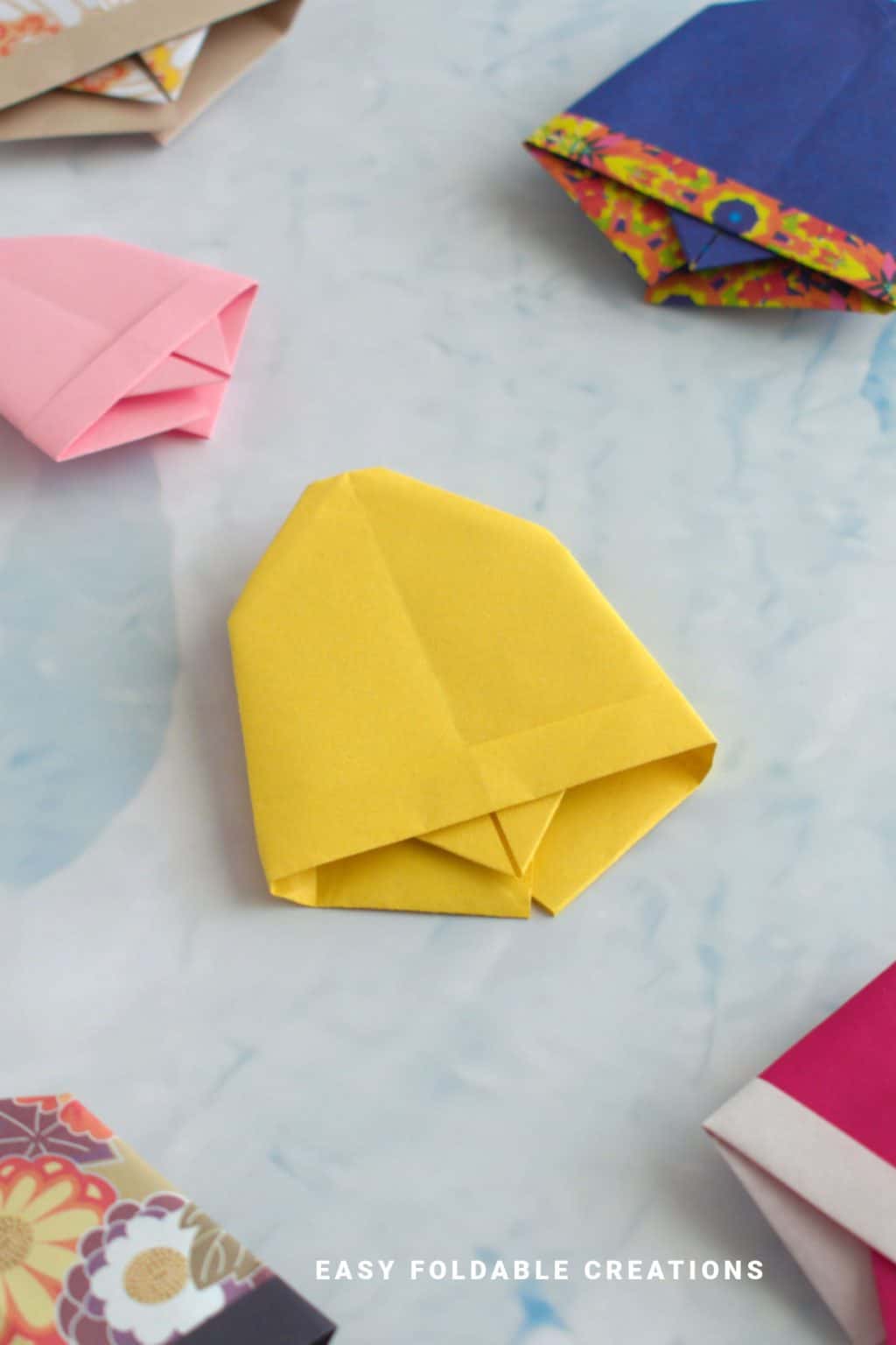 2D Origami Bell | Easy Foldable Creations