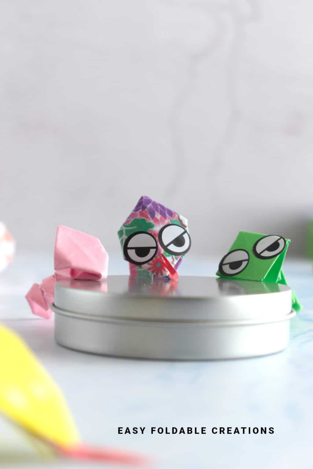 Jumping Origami Snake | Easy Foldable Creations