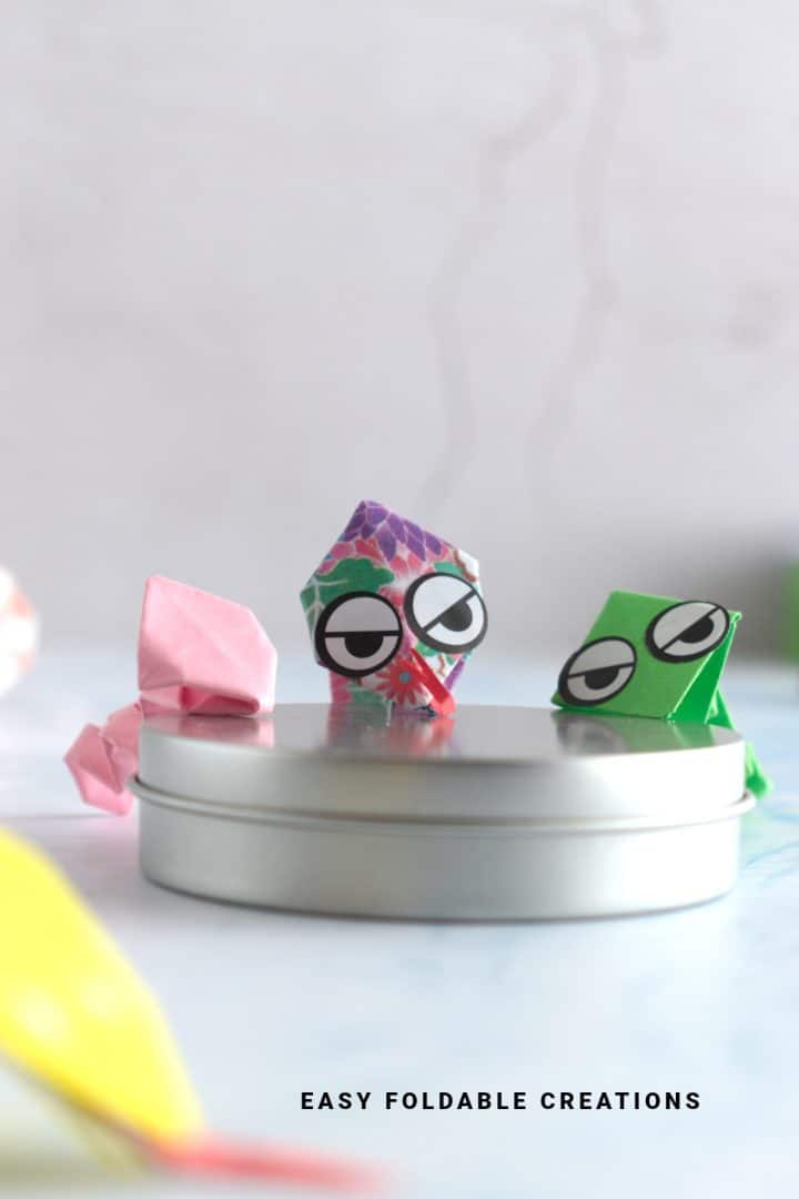 Jumping Origami Snake | Easy Foldable Creations