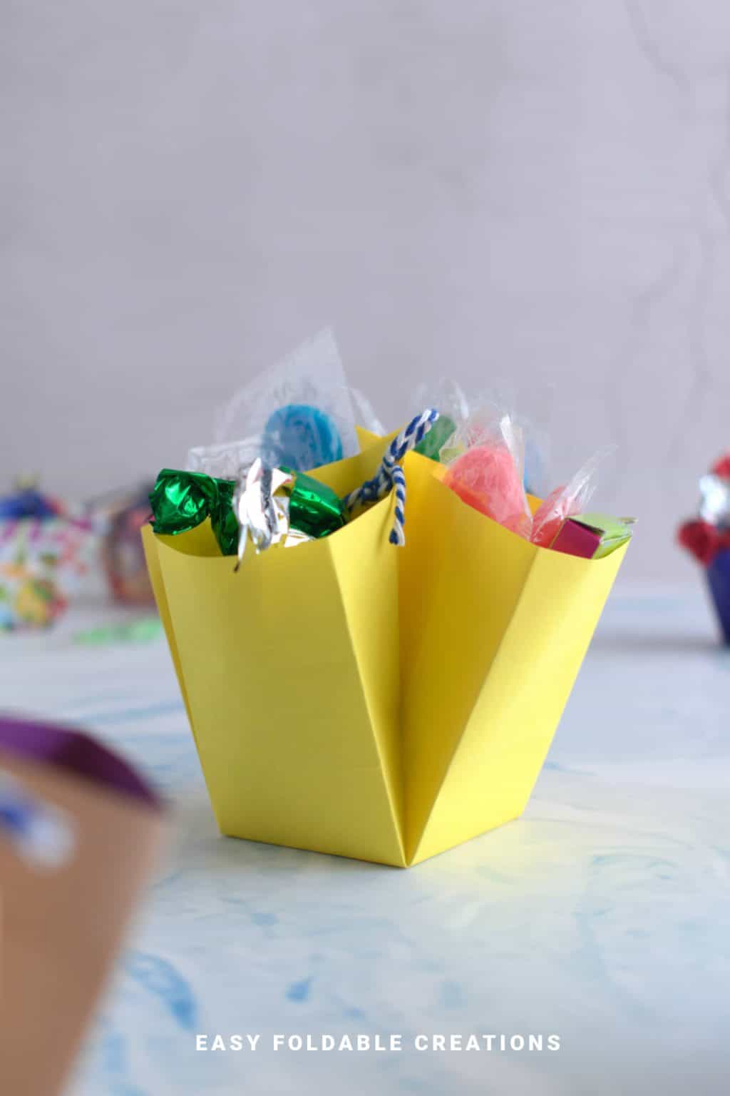 Origami Basket | Easy Foldable Creations