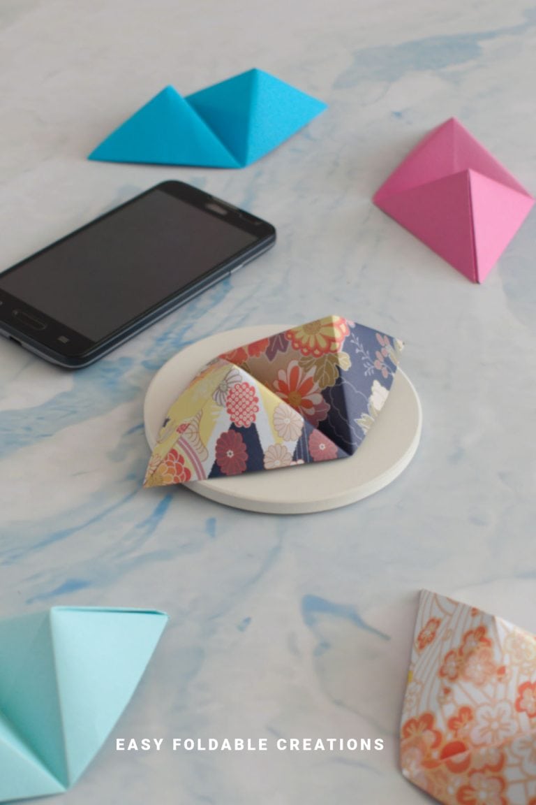Origami Phone Stand | Easy Foldable Creations
