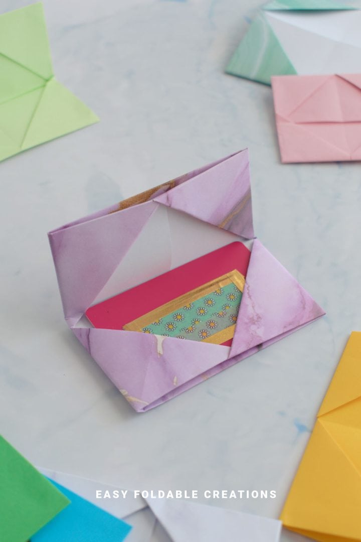 Paper Card Holder | Easy Foldable Creations