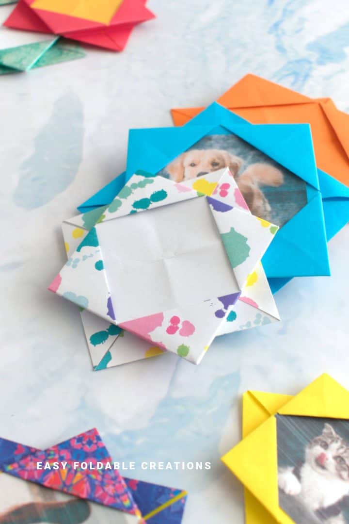 Paper Photo Frame | Easy Foldable Creations