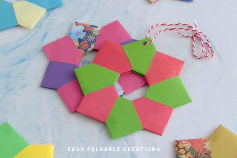 Origami Wreath | Easy Foldable Creations
