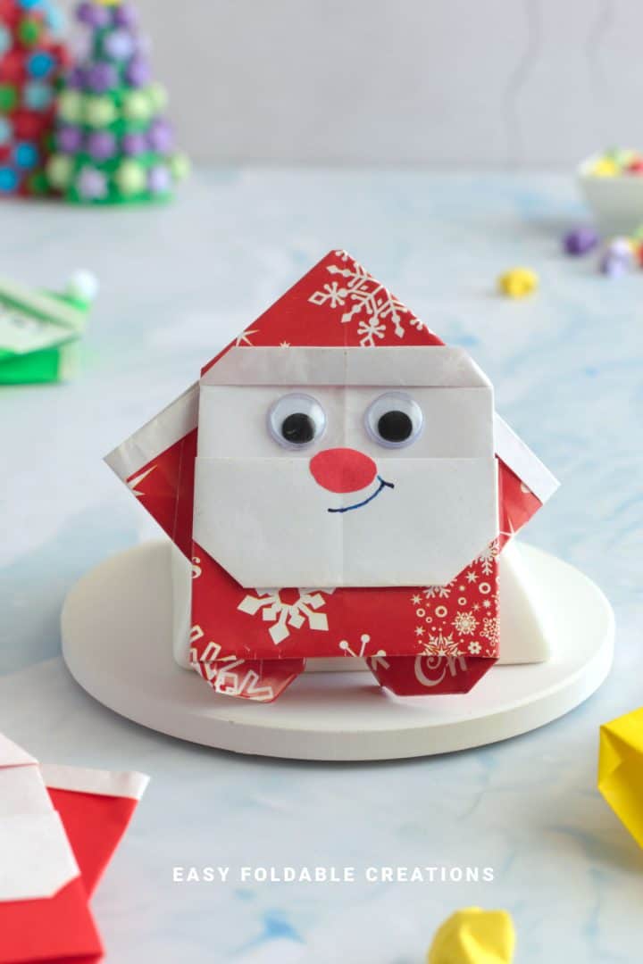 Paper Santa | Easy Foldable Creations