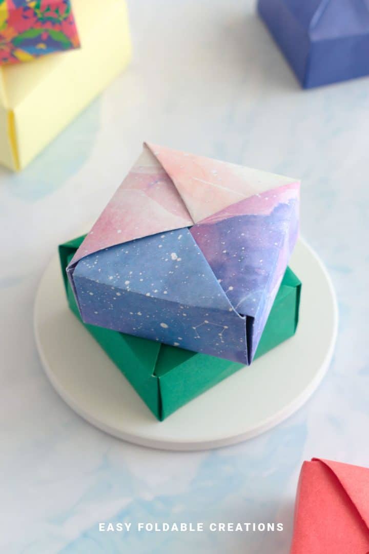 Easy Origami Boxes | Easy Foldable Creations
