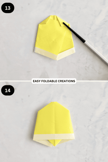 2D Origami Bell | Easy Foldable Creations