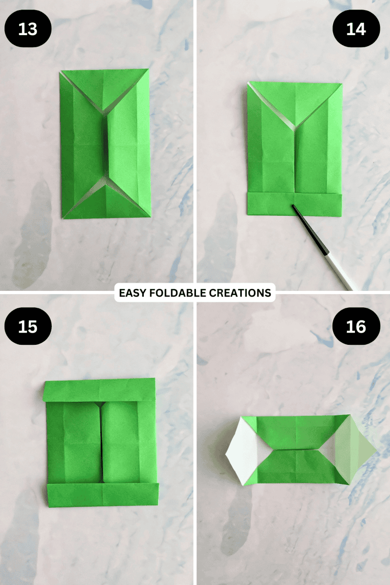 Rectangle Origami Box With Lid | Easy Foldable Creations