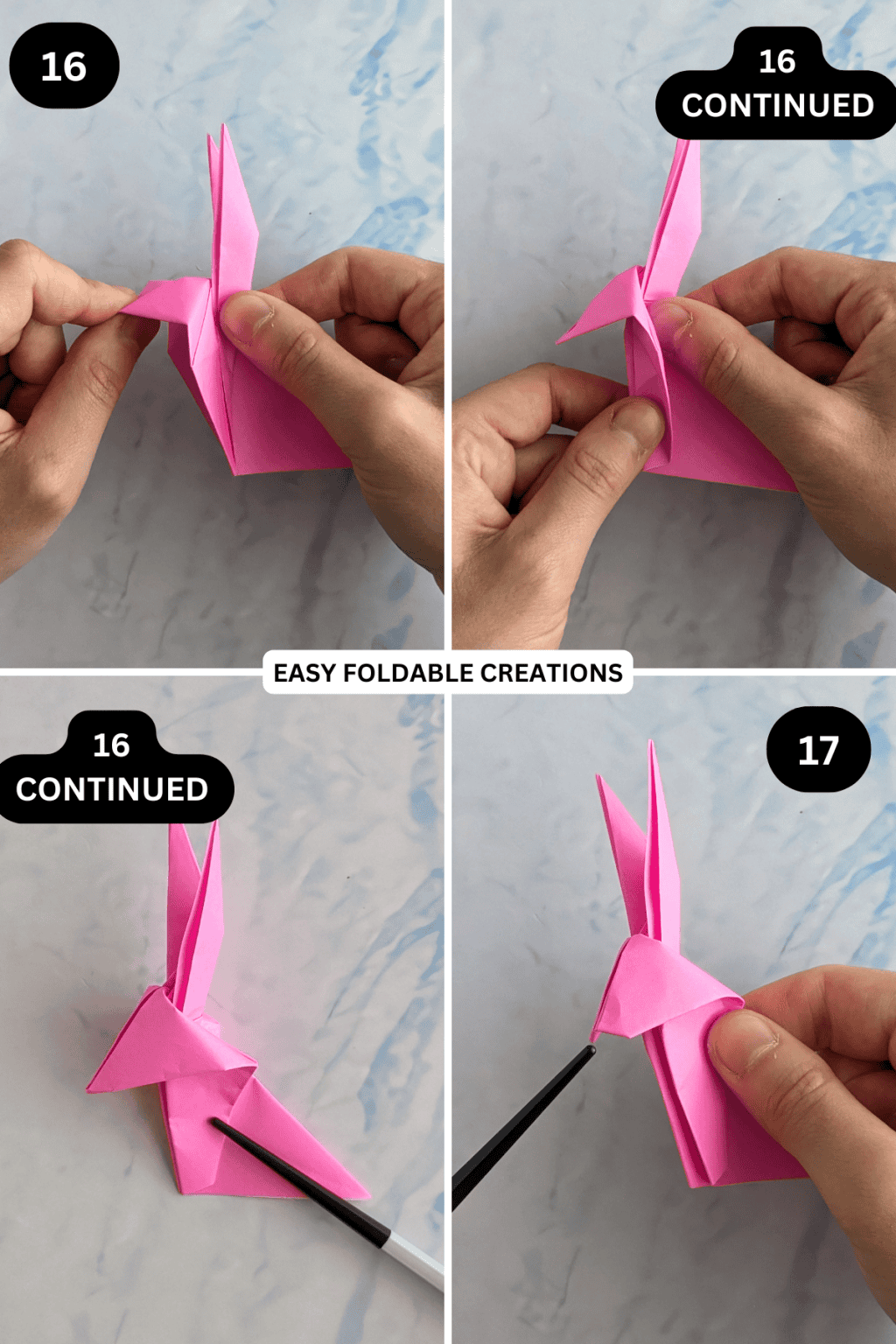 Origami Bunny | Easy Foldable Creations