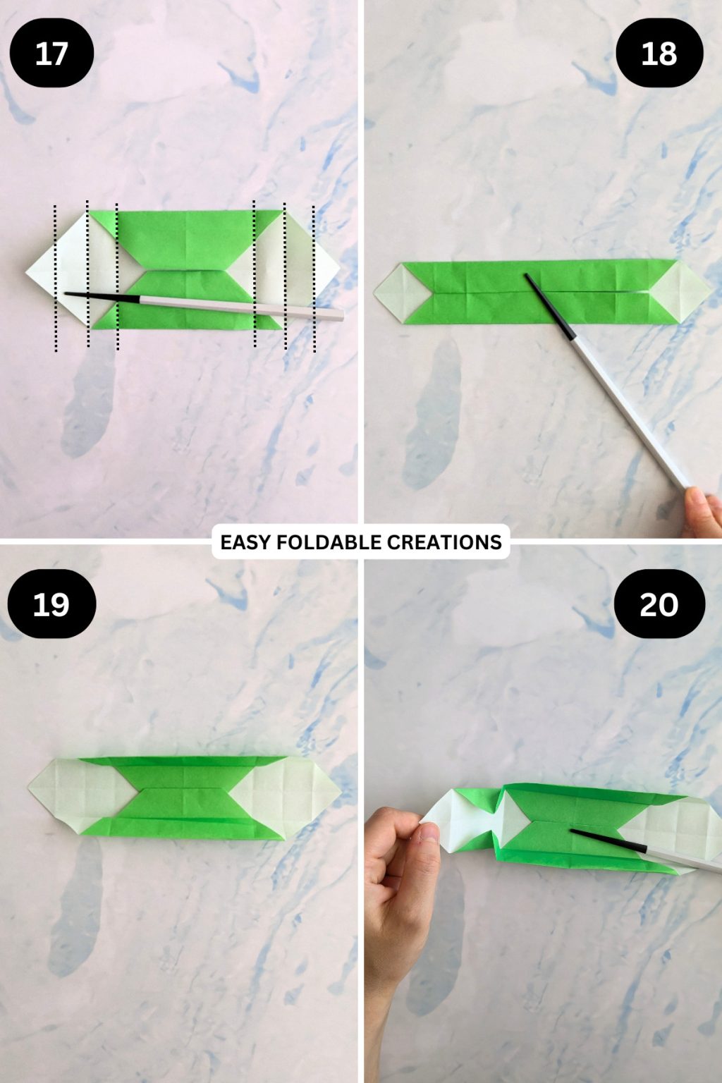 Rectangle Origami Box With Lid | Easy Foldable Creations