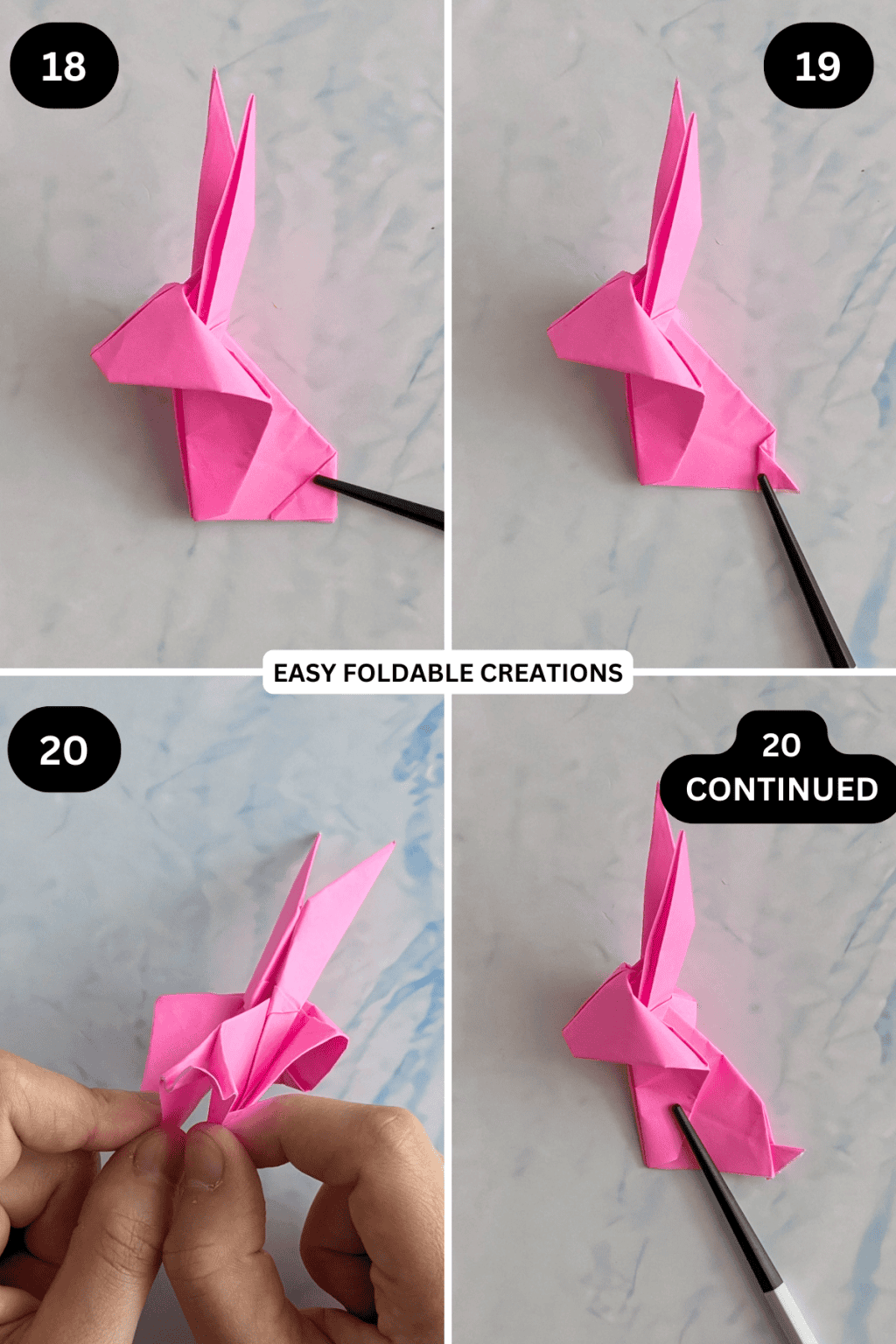 Origami Bunny | Easy Foldable Creations