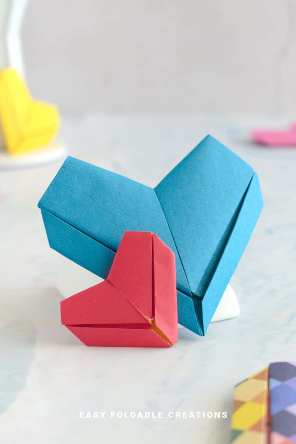 Heart Crafts With Paper | Easy Foldable Creations