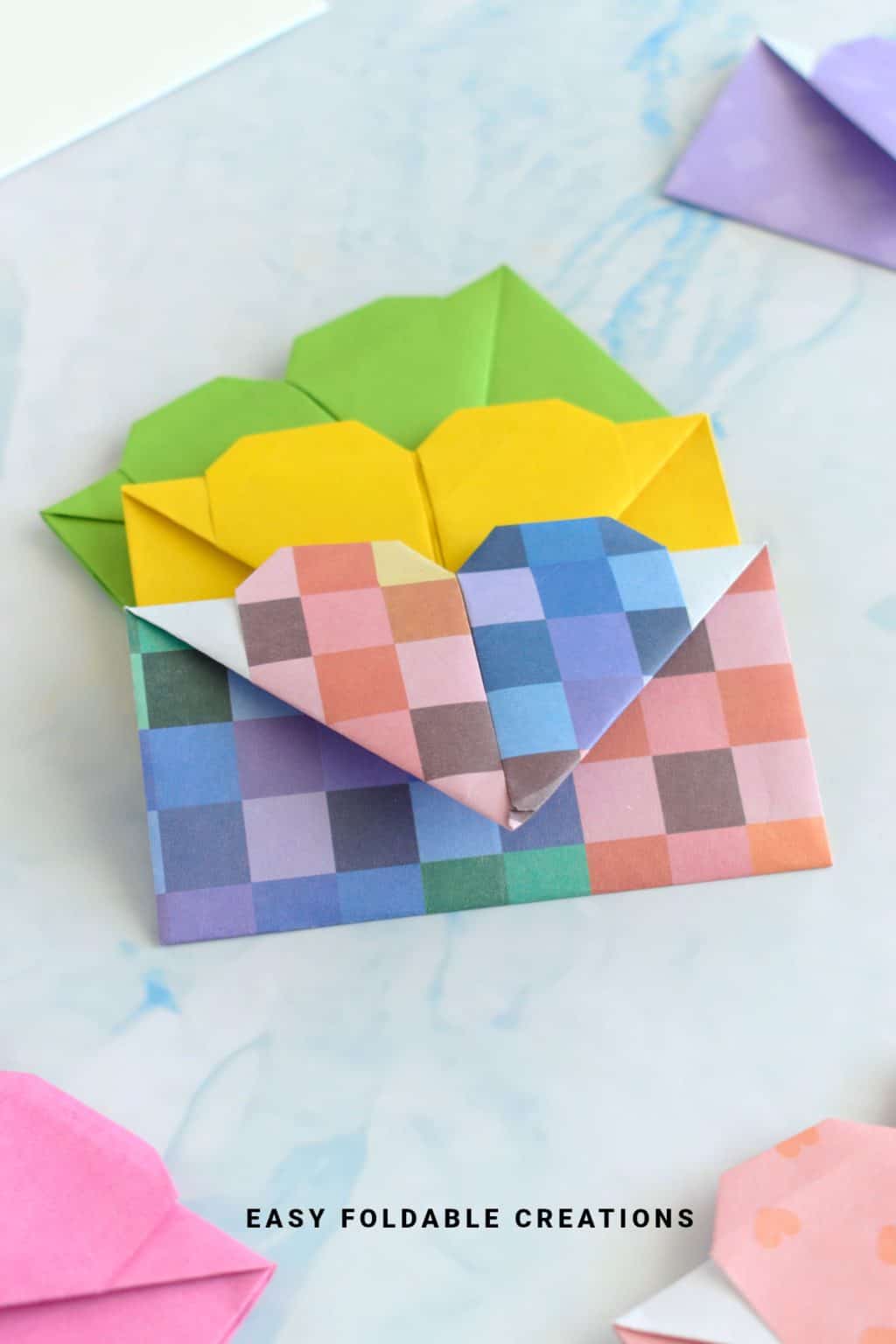 Origami Heart Envelope | Easy Foldable Creations