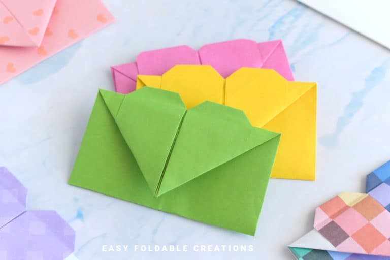 Origami Heart Envelope | Easy Foldable Creations