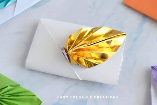 Paper Leaf Envelope | Easy Foldable Creations