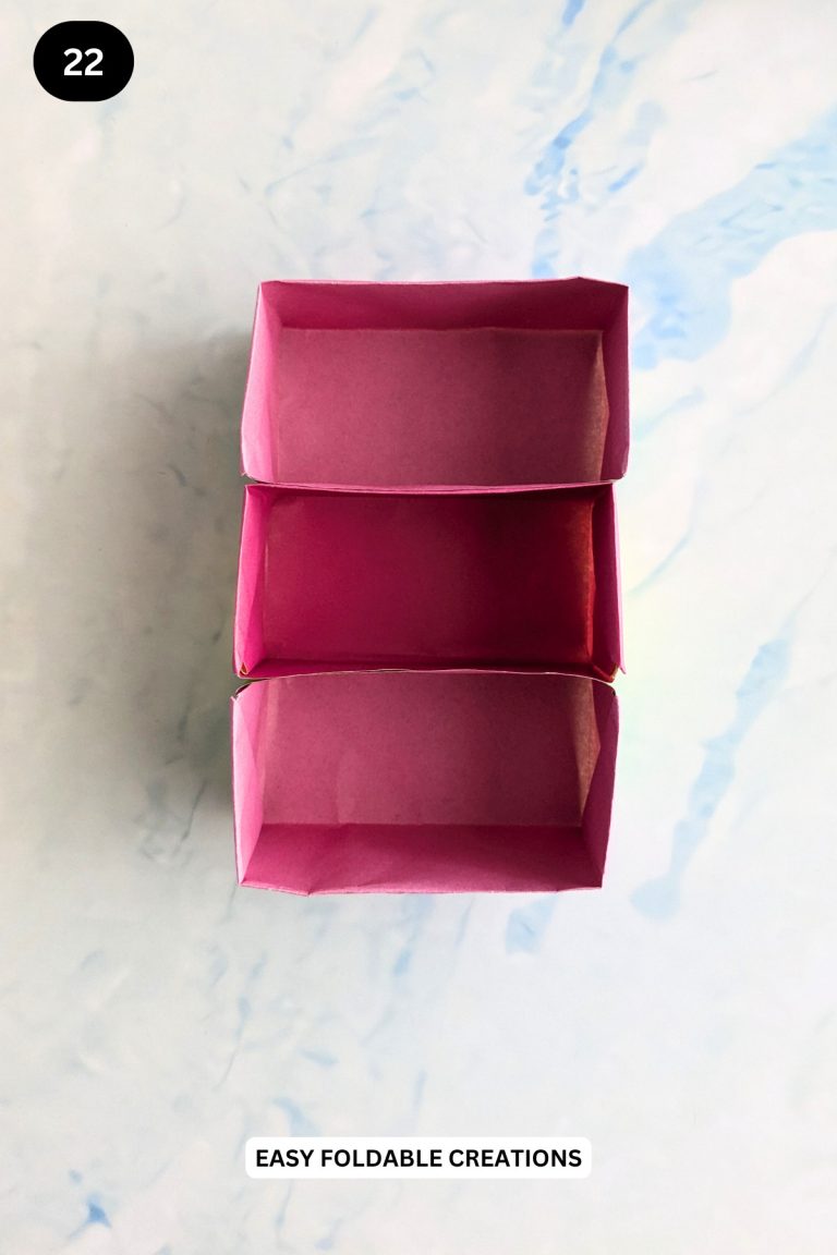 DIY Mini Paper Drawers - Origami Drawer Organizer | Easy Foldable Creations