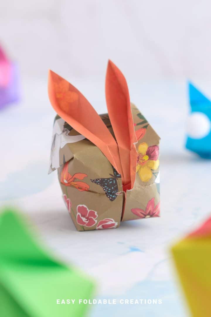 Inflatable Origami Rabbit | Easy Foldable Creations
