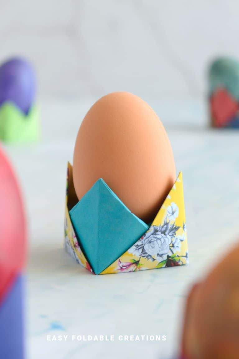 Origami Egg Cup | Easy Foldable Creations