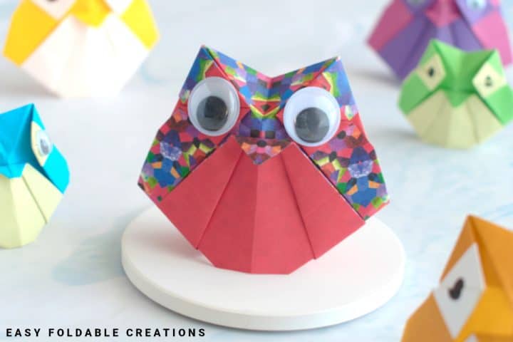3D Origami Owl | Easy Foldable Creations