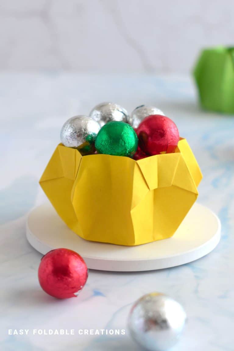 Easy Origami Bowl | Easy Foldable Creations