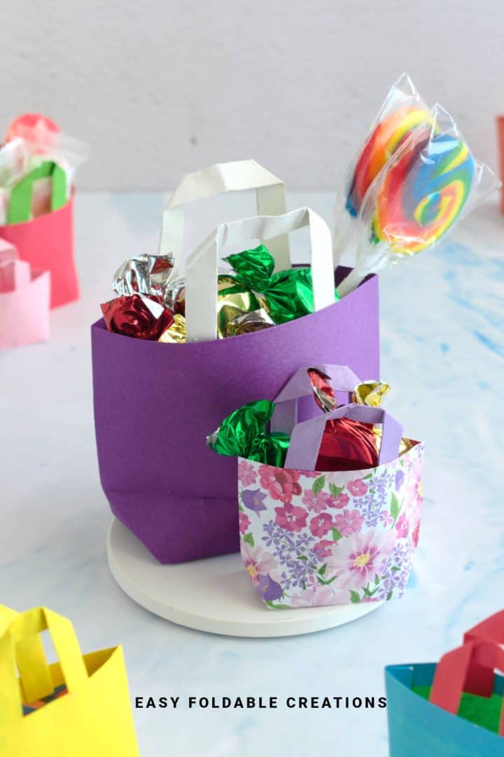 Easy Tote DIY Gift Bag | Easy Foldable Creations
