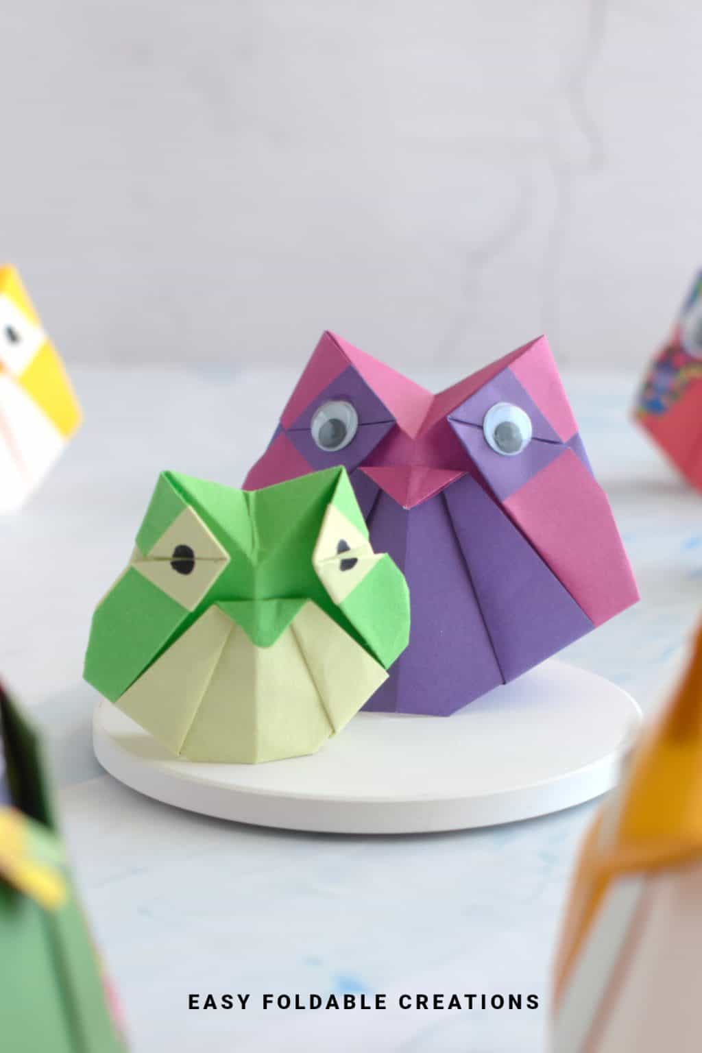 3D Origami Owl | Easy Foldable Creations