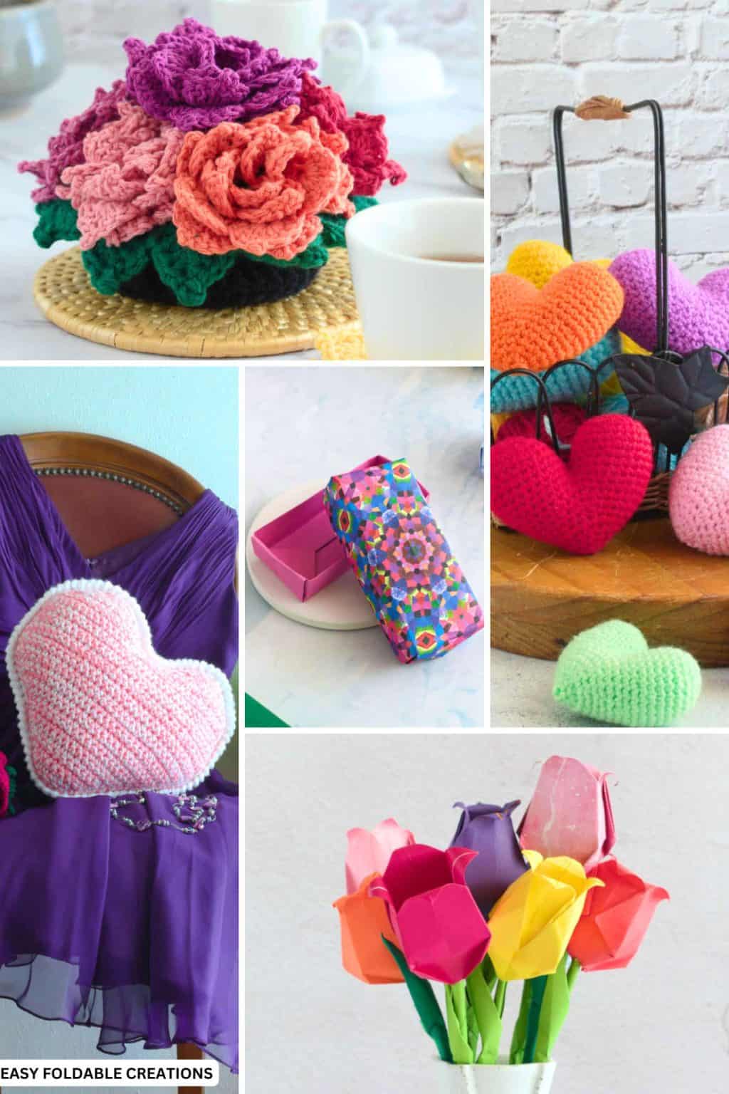 Adult Valentine's Crafts | Easy Foldable Creations