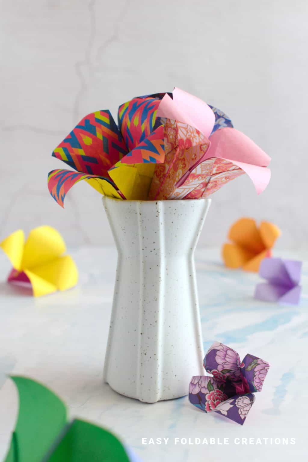 Origami Flowers | Easy Foldable Creations