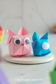 Inflatable Origami Rabbit | Easy Foldable Creations