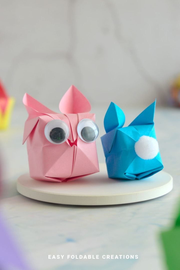 Inflatable Origami Rabbit | Easy Foldable Creations