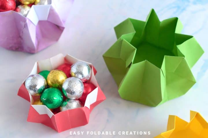 Easy Origami Bowl | Easy Foldable Creations