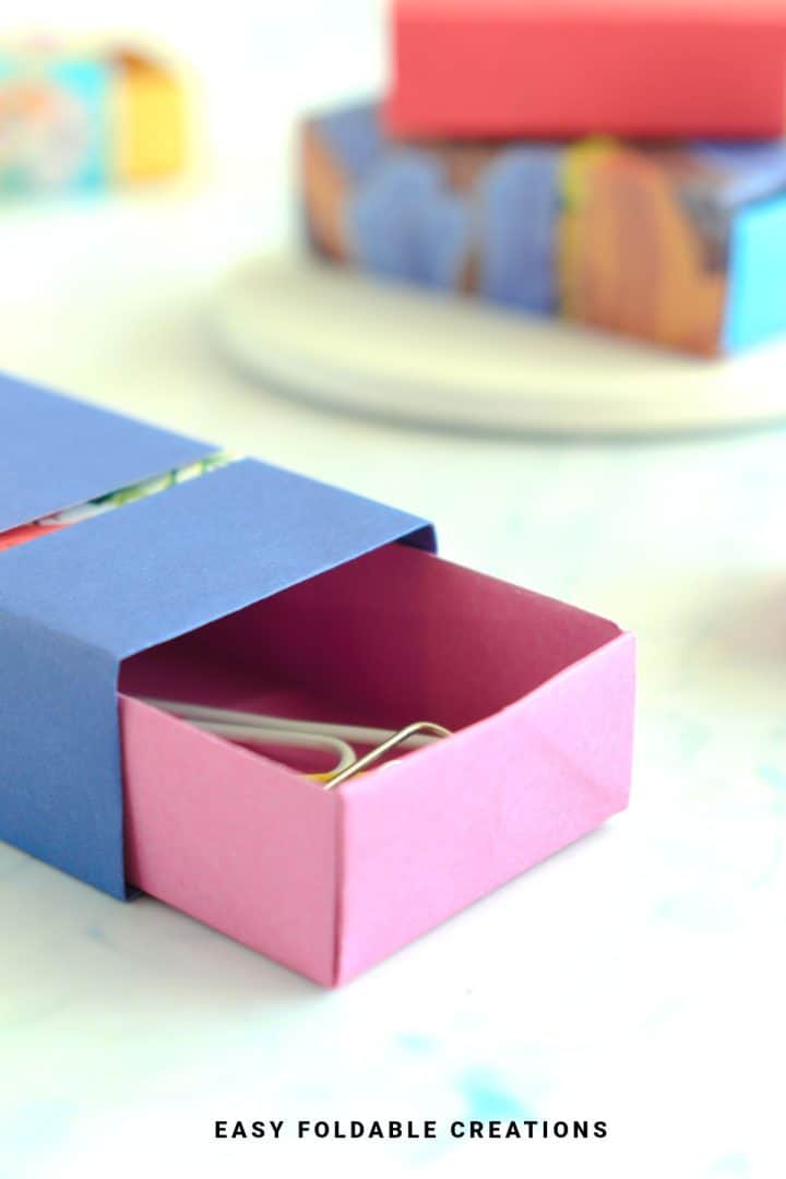 Sliding Origami Rectangle Box | Easy Foldable Creations