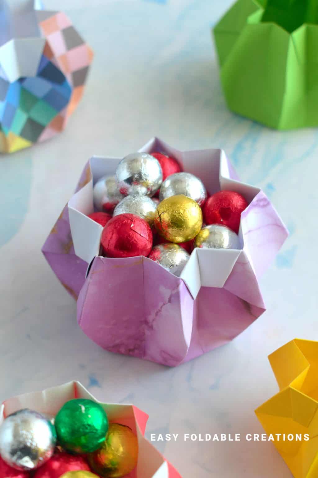 Easy Origami Bowl | Easy Foldable Creations
