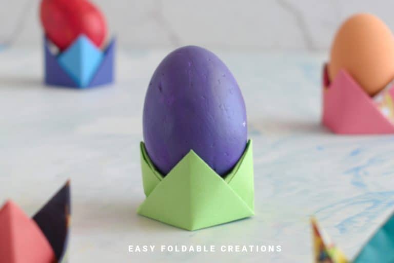 Origami Egg Cup | Easy Foldable Creations