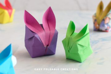 Inflatable Origami Rabbit | Easy Foldable Creations