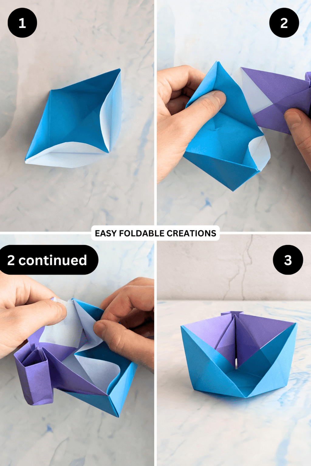 Cube DIY Desk Organizer | Easy Foldable Creations