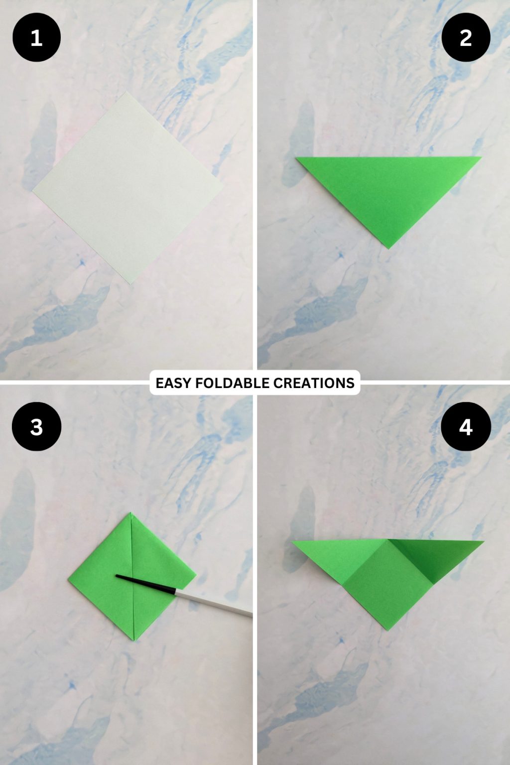 Triangle Modular Origami Box | Easy Foldable Creations