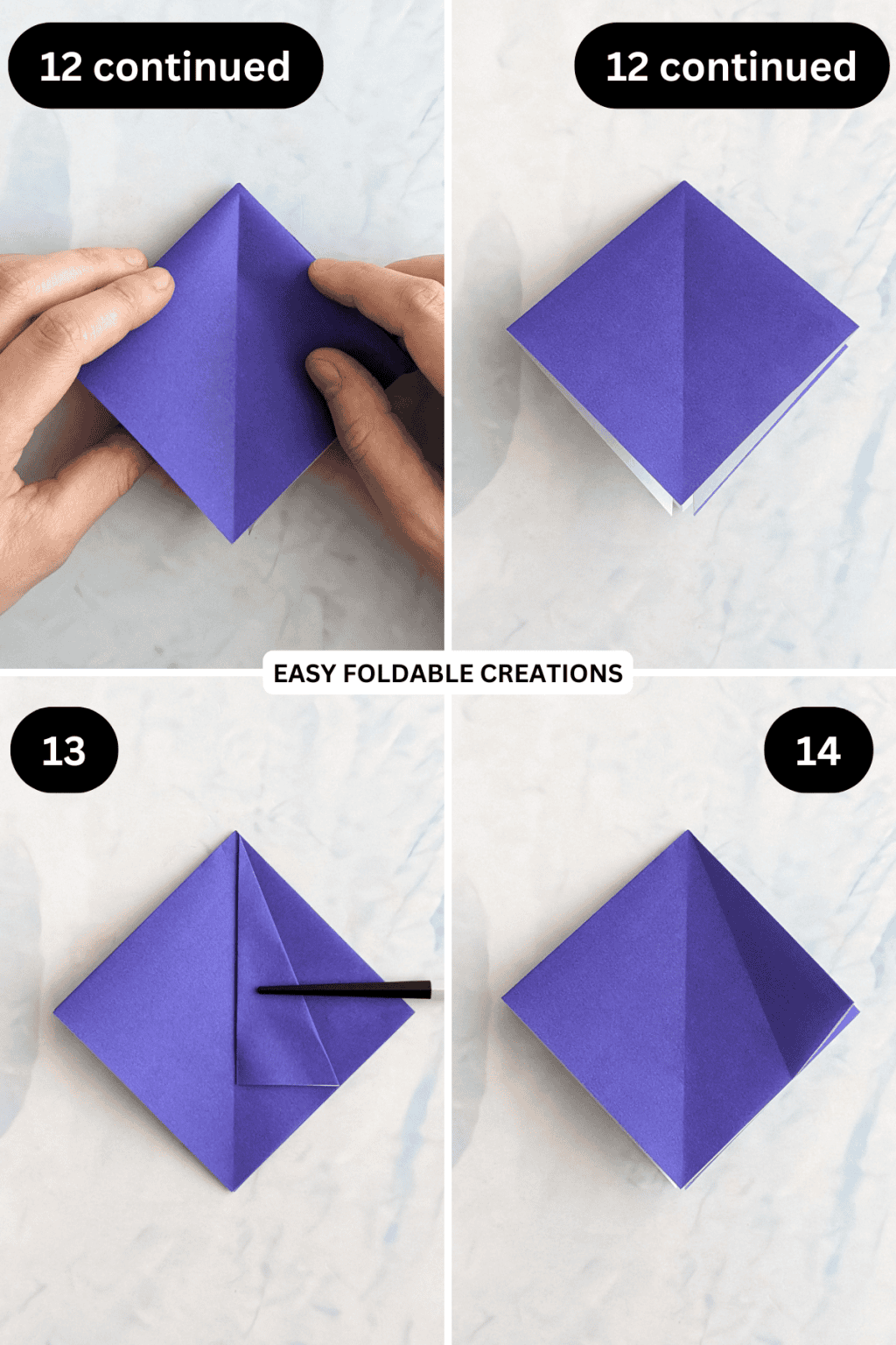 Easy Origami Bowl | Easy Foldable Creations