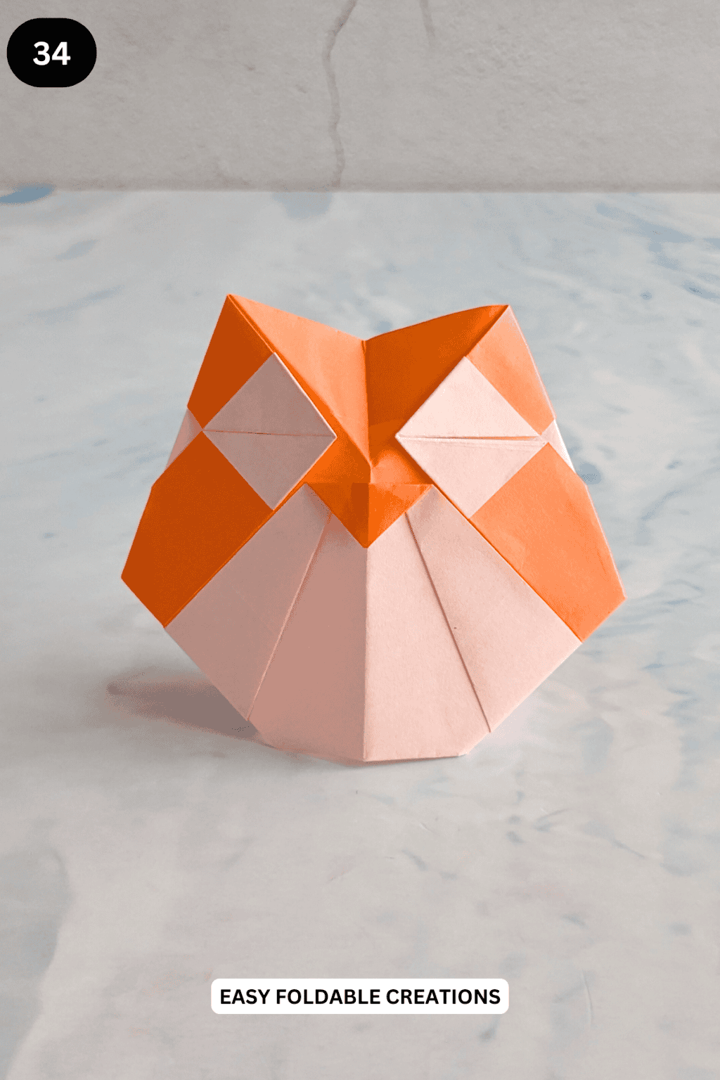 3D Origami Owl | Easy Foldable Creations