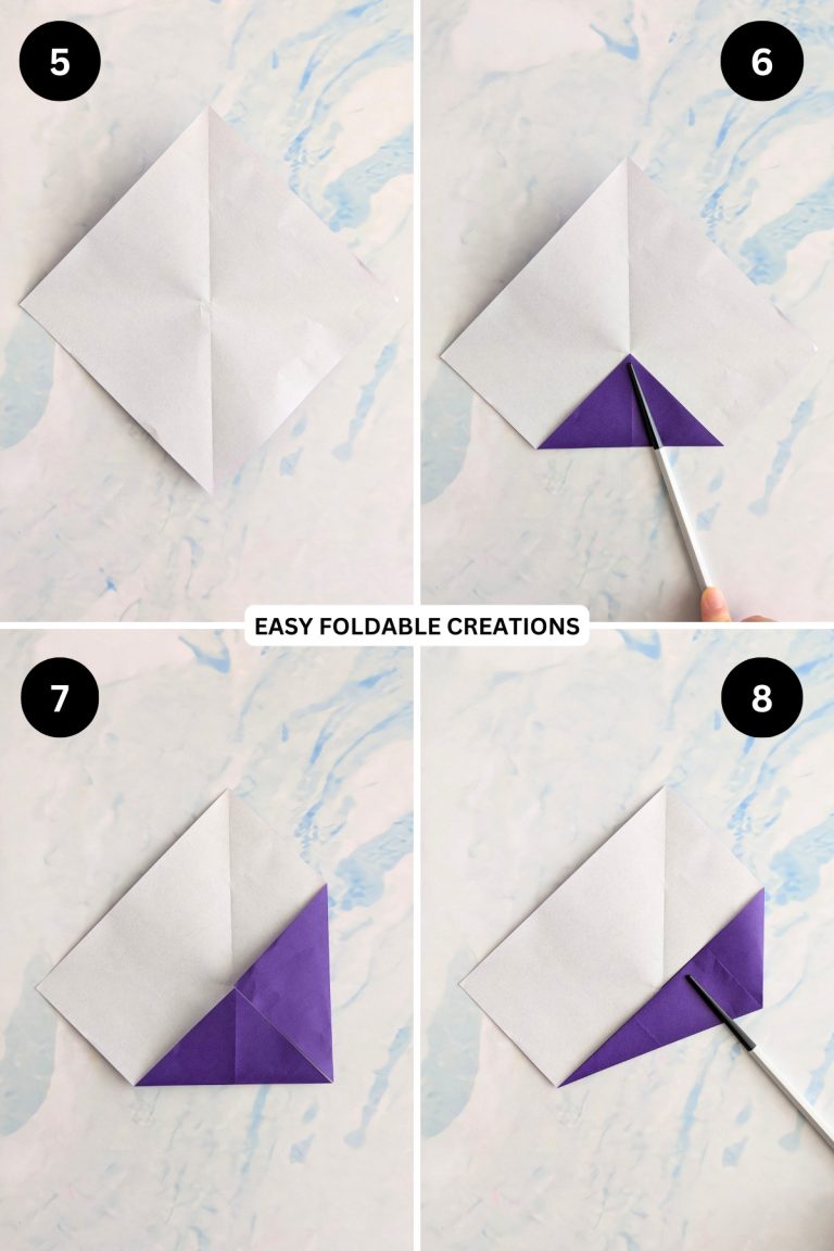 Triangle Origami Box With Lid | Easy Foldable Creations