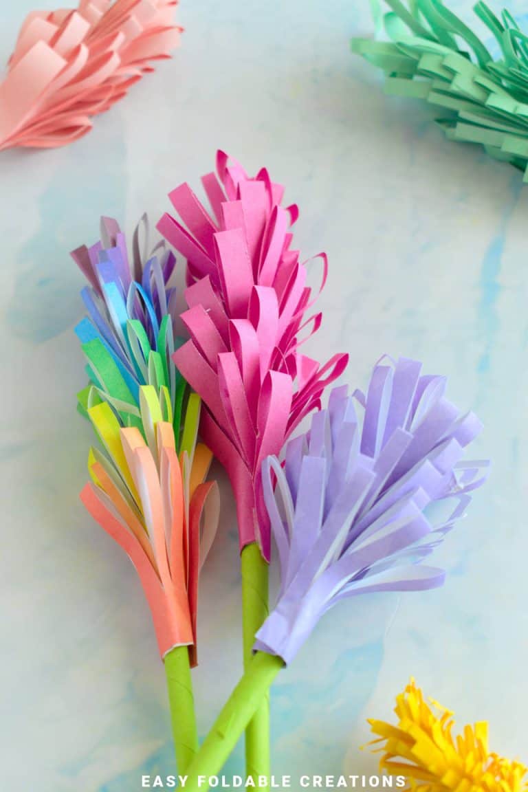 Simple Paper Flower | Easy Foldable Creations