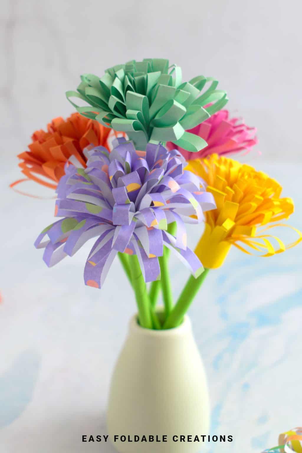Easy Paper Flower | Easy Foldable Creations