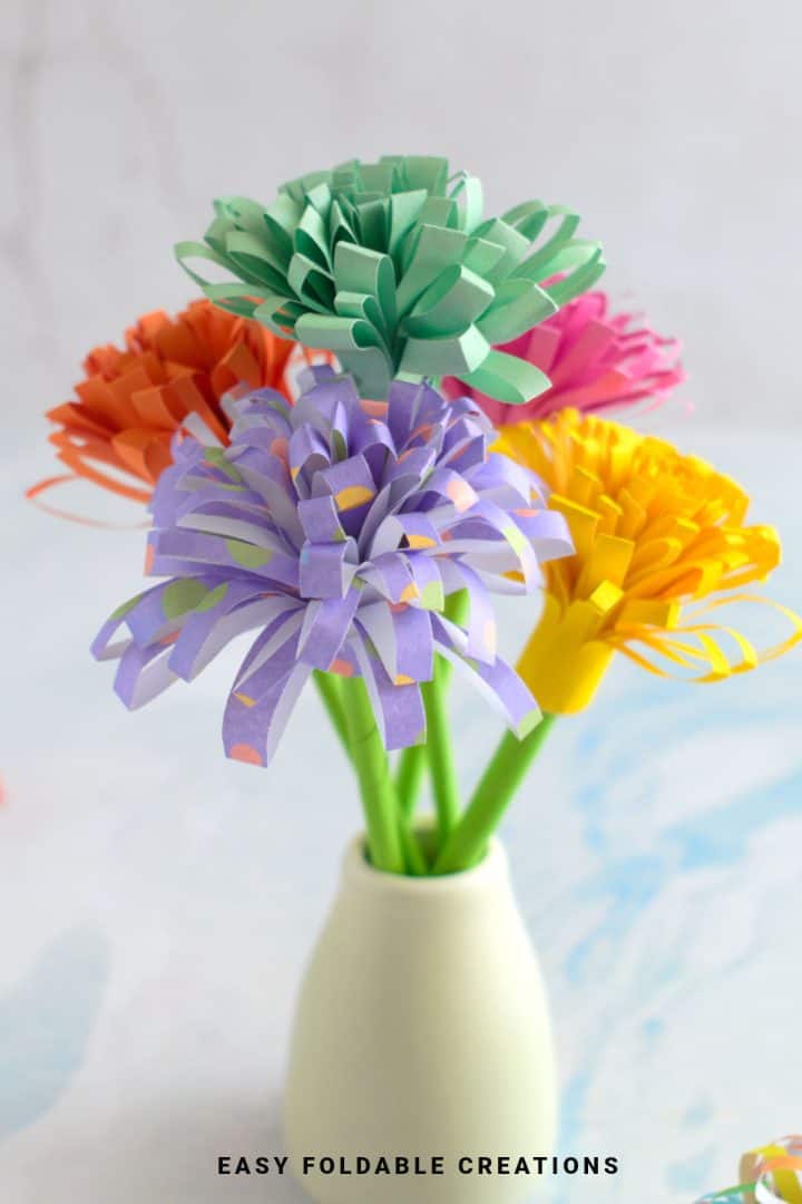 Easy Paper Flower | Easy Foldable Creations