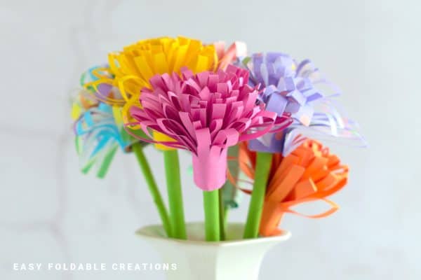 Easy Paper Flower | Easy Foldable Creations